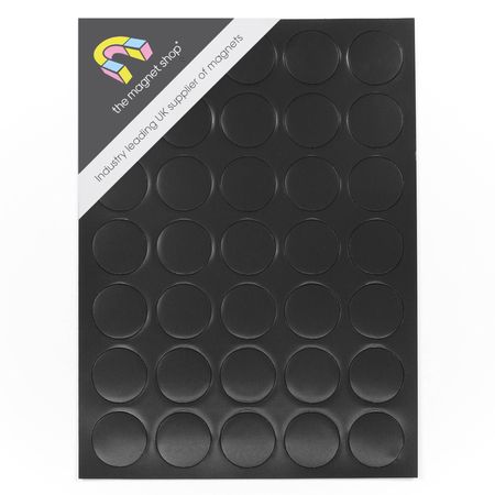 25mm Self-Adhesive Magnetic Circles | The Magnet Shop