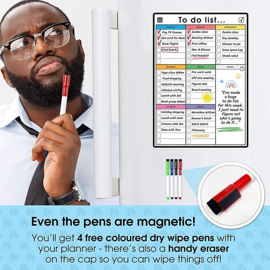 Magnetic Weekly To Do List and Planner from £10.95