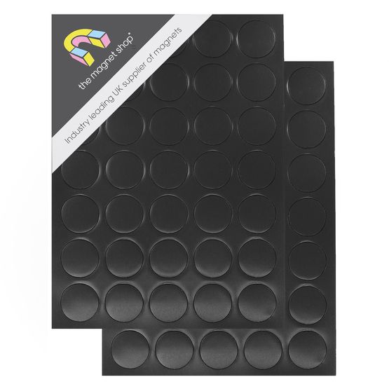 25mm Self-Adhesive Magnetic Circles | The Magnet Shop