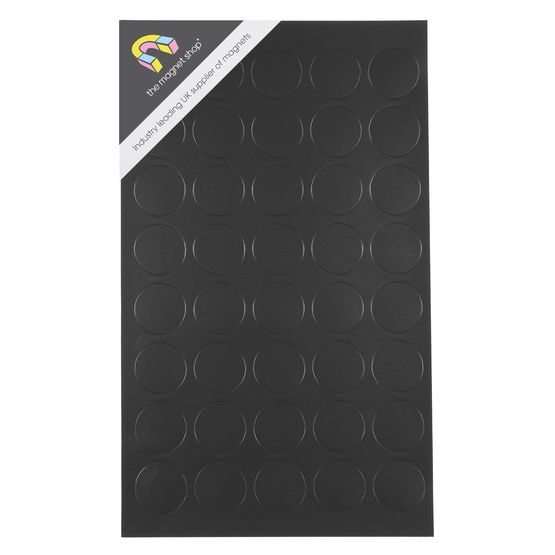 30mm Self-Adhesive Magnetic Circles | The Magnet Shop