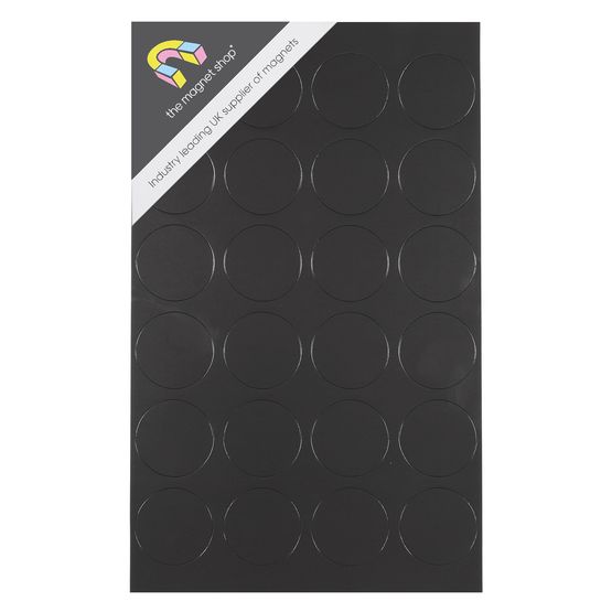 Magnetic Circles - 40mm Diameter Easy Magnetic Circles - Self-Adhesive ...